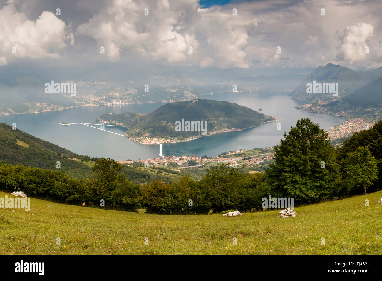 Iseo Lake, Italy, Montisola Stock Photo - Alamy