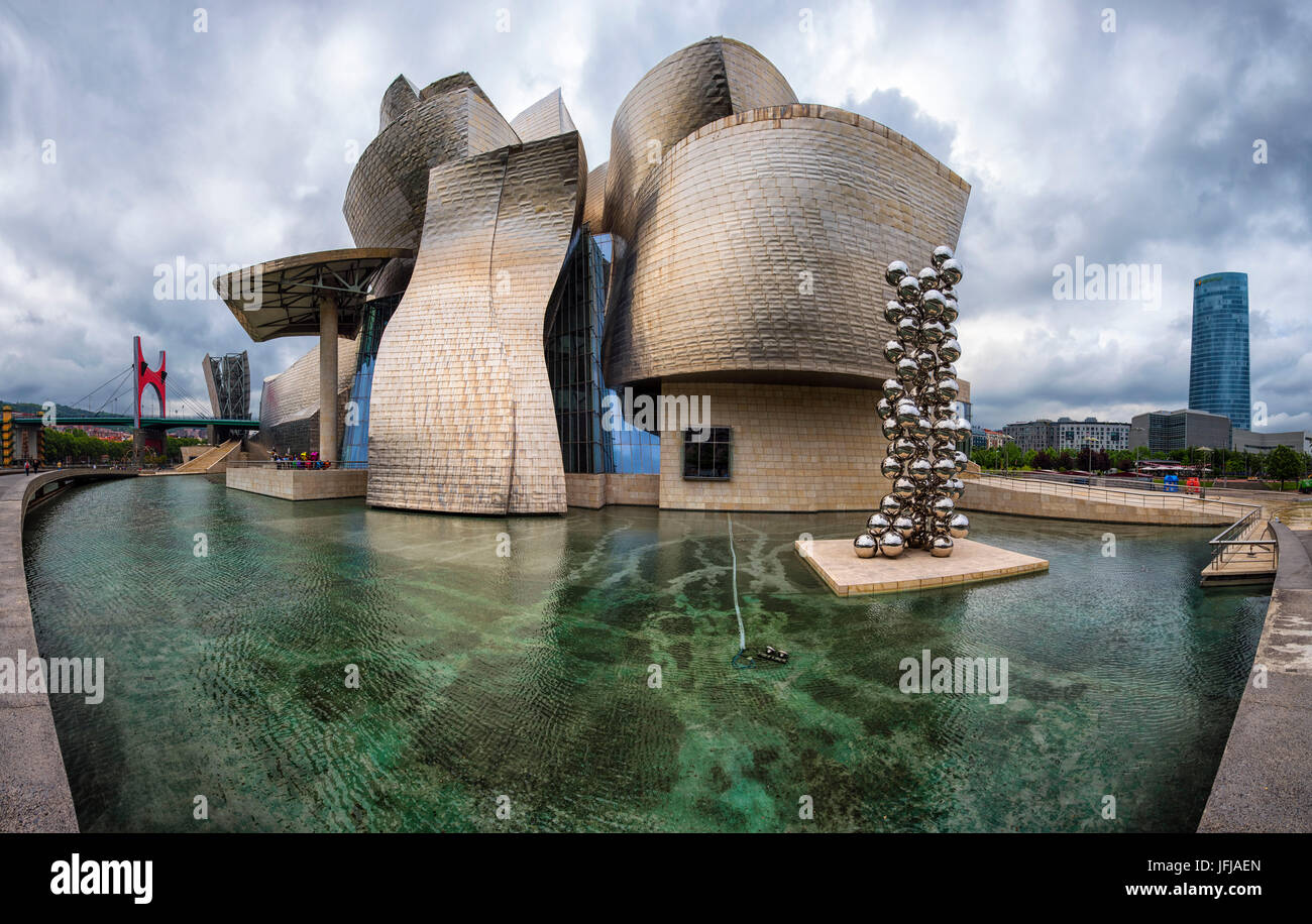 Bilbao-Spain Museum Guggenheim Stock Photo - Alamy