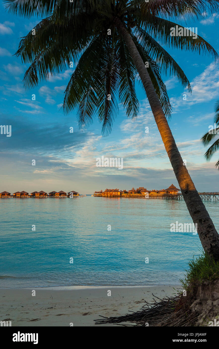 Sipadan water village on pulau mabul hi-res stock photography and ...