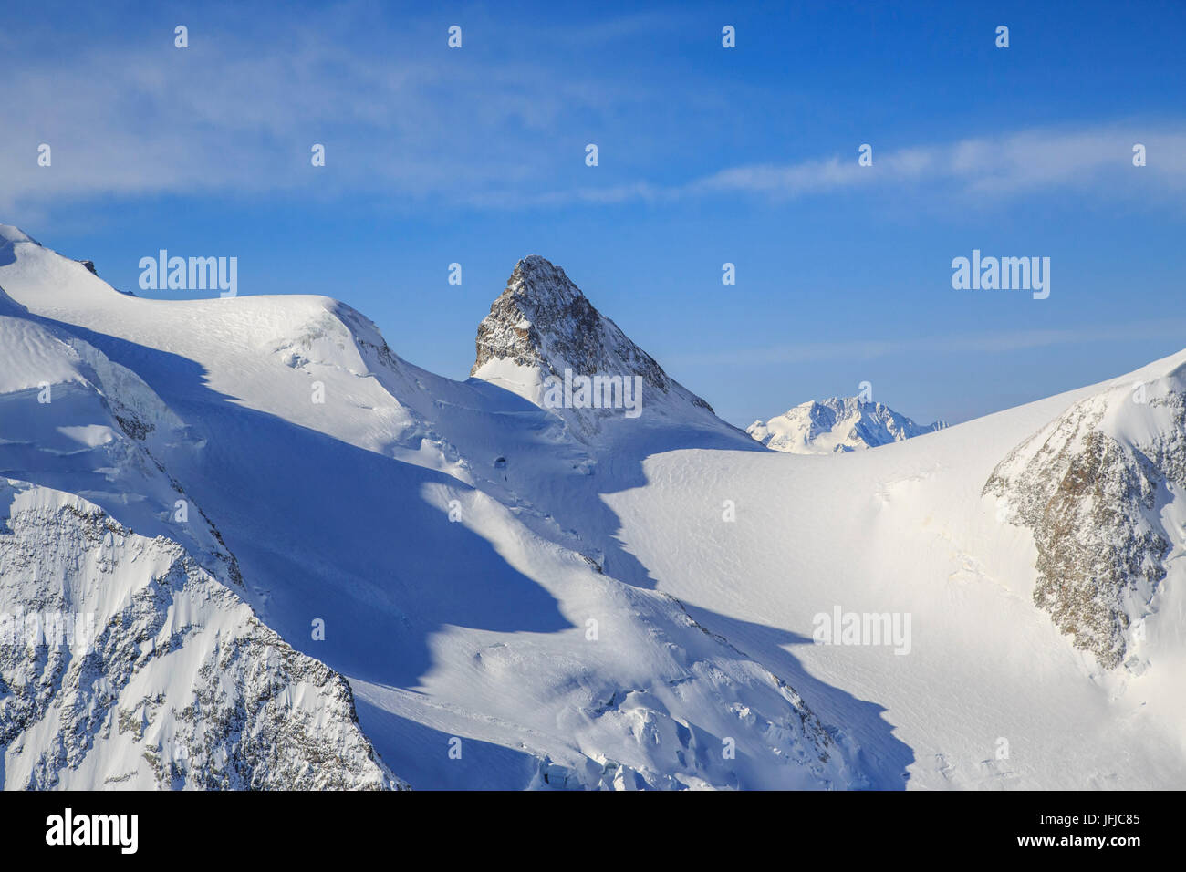 Aerial view of cresta guzza in winter hi-res stock photography and ...