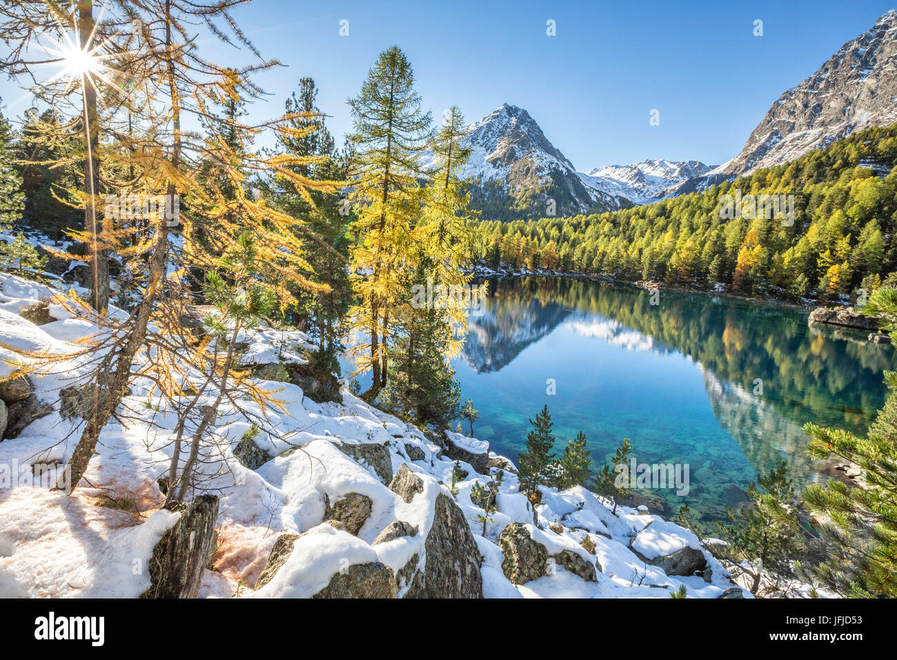 Sunlight reflected lake hi-res stock photography and images - Alamy