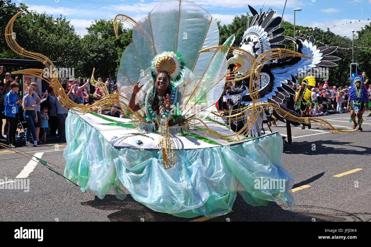 The summer parade, which this year has a theme of "Once Upon a Time ...