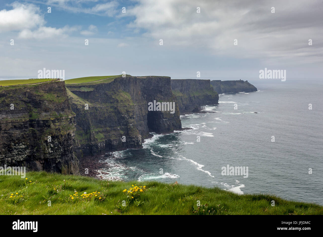 Cliffs of Moher, Liscannor, Munster, Co, Clare, Ireland, Europe Stock ...