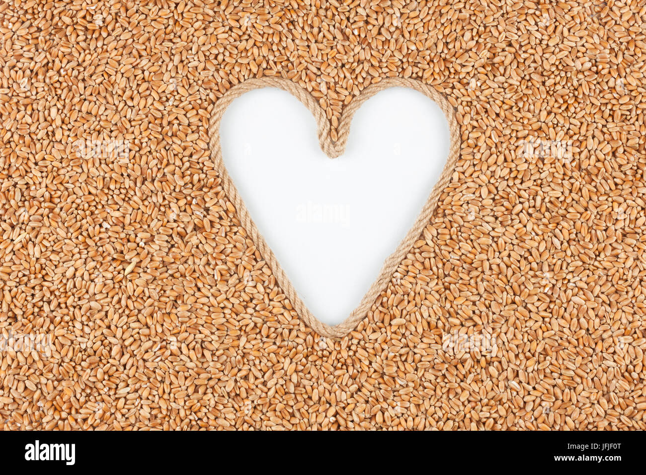 Wheat heart love valentine grain hi-res stock photography and images ...