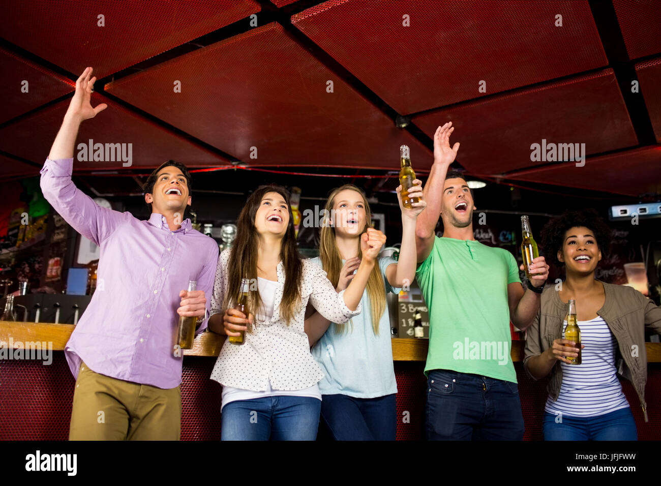 Friends having fun Stock Photo - Alamy