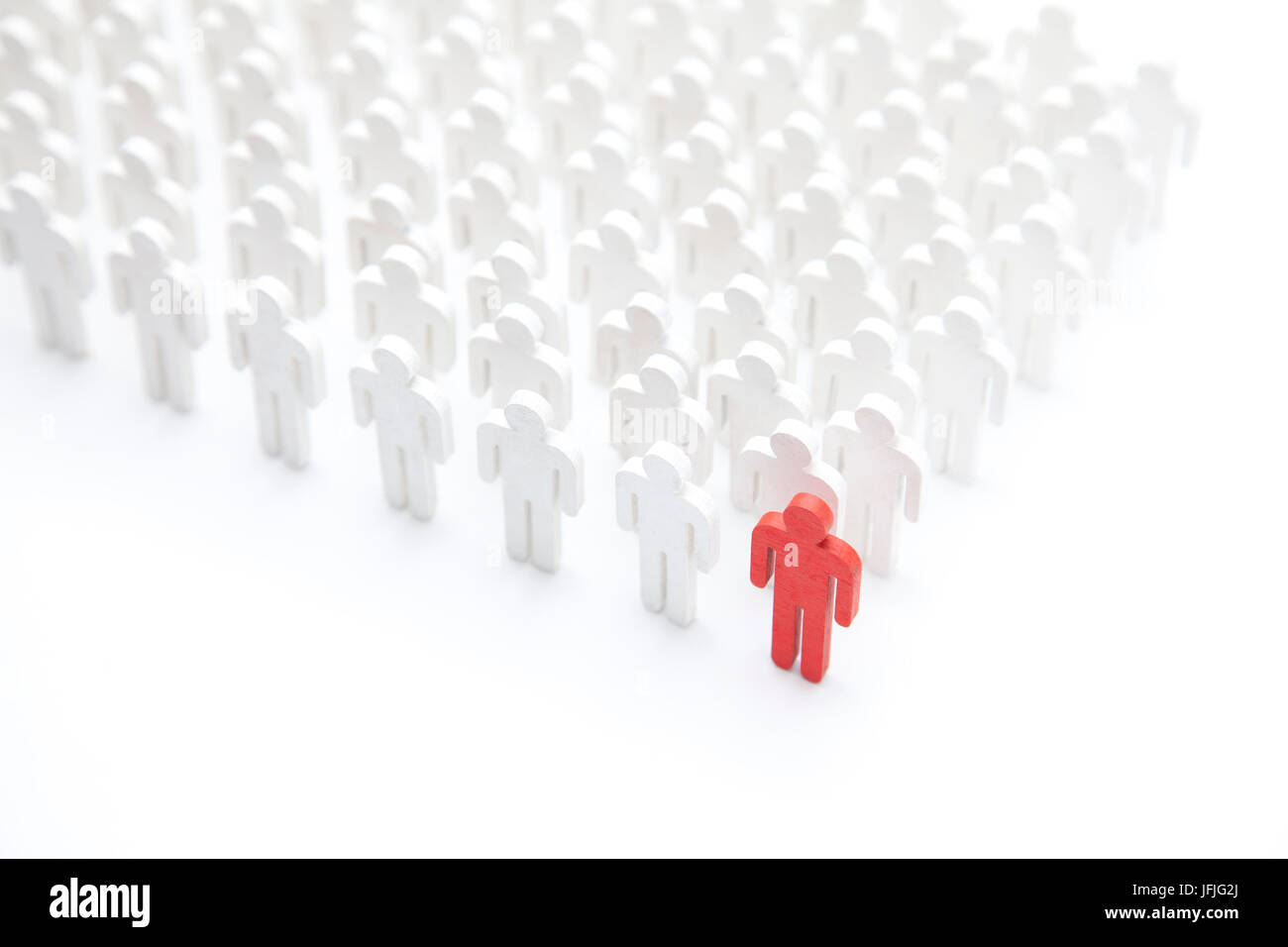 Unique person in the crowd Stock Photo - Alamy