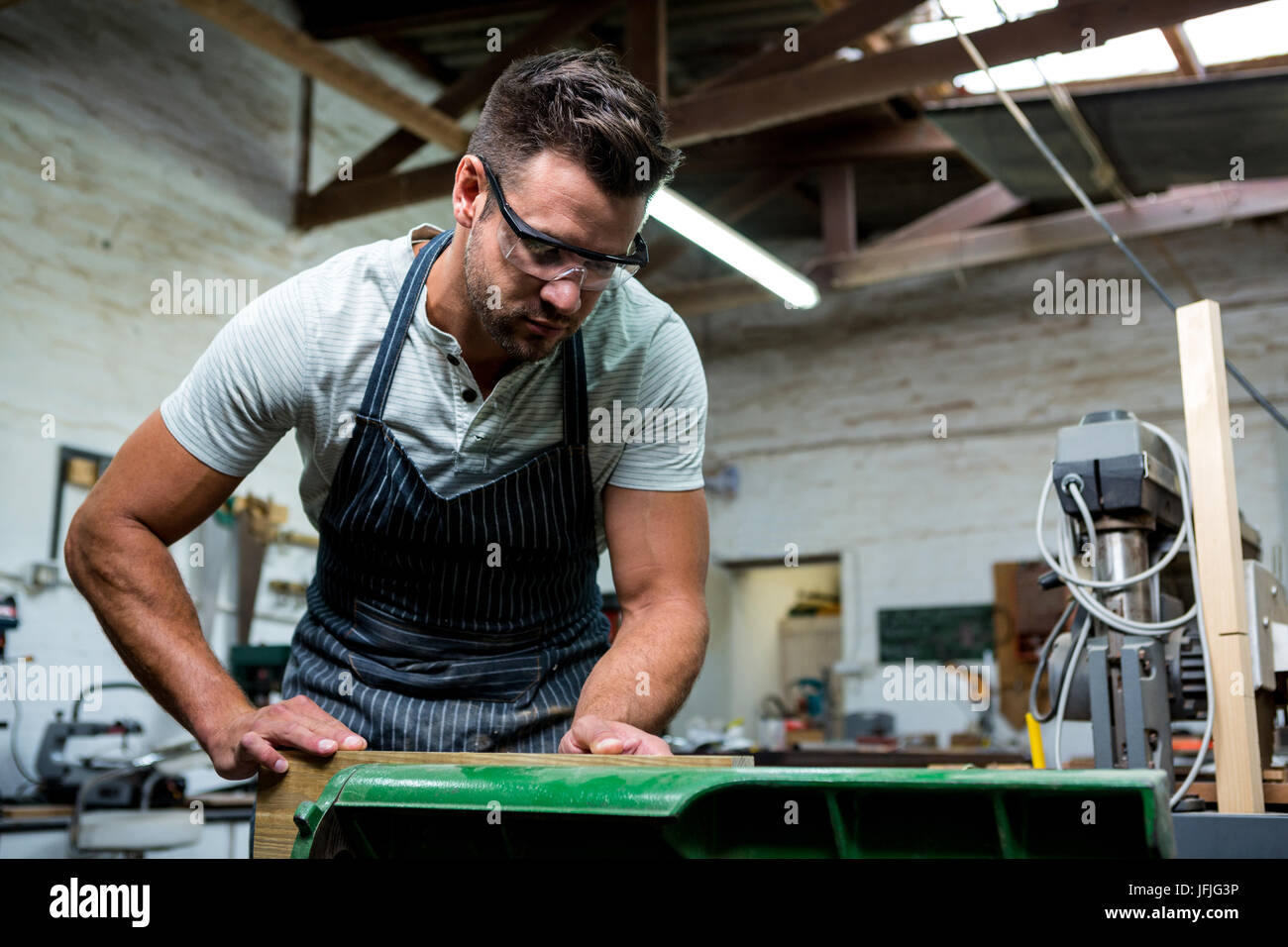 Man focused on craft hi-res stock photography and images - Alamy