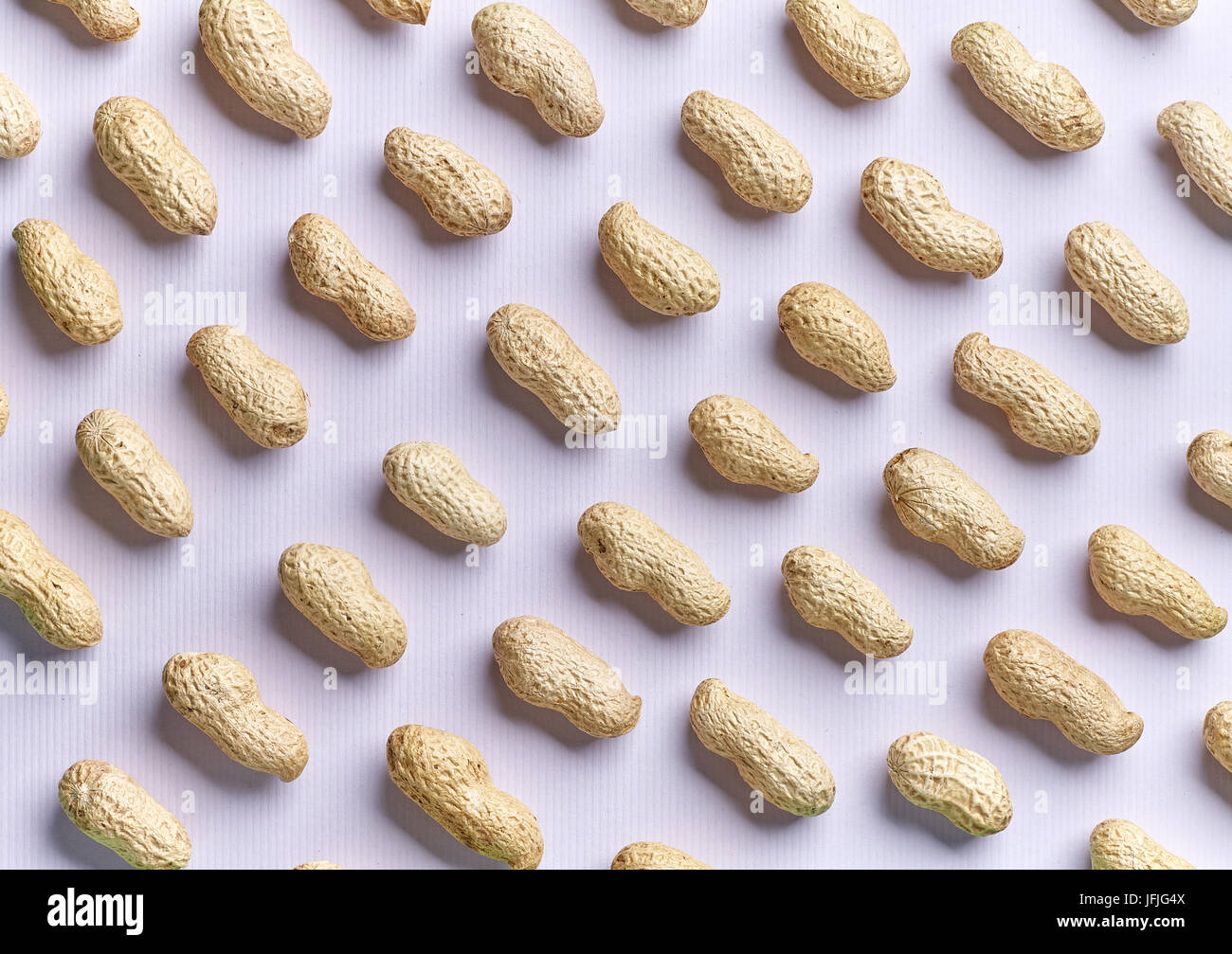 pattern of peanuts, top view Stock Photo - Alamy