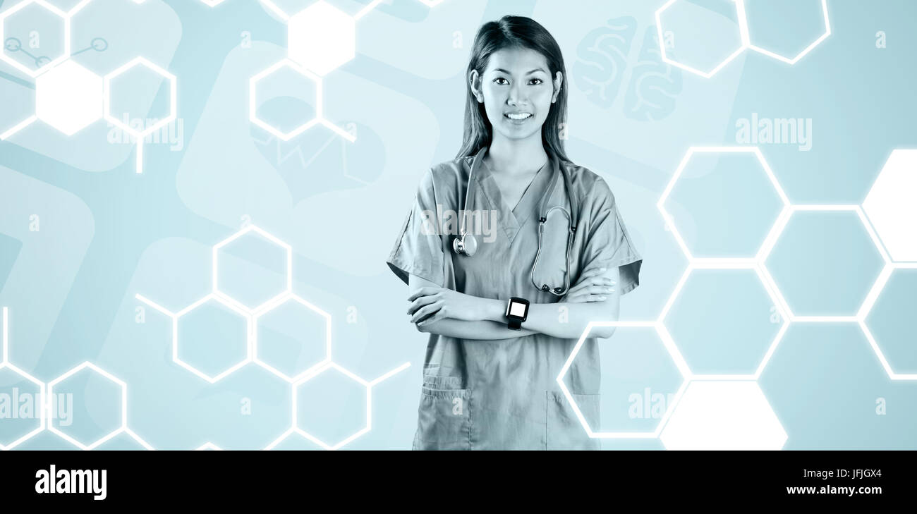 Composite image doctor nurse hi-res stock photography and images - Alamy