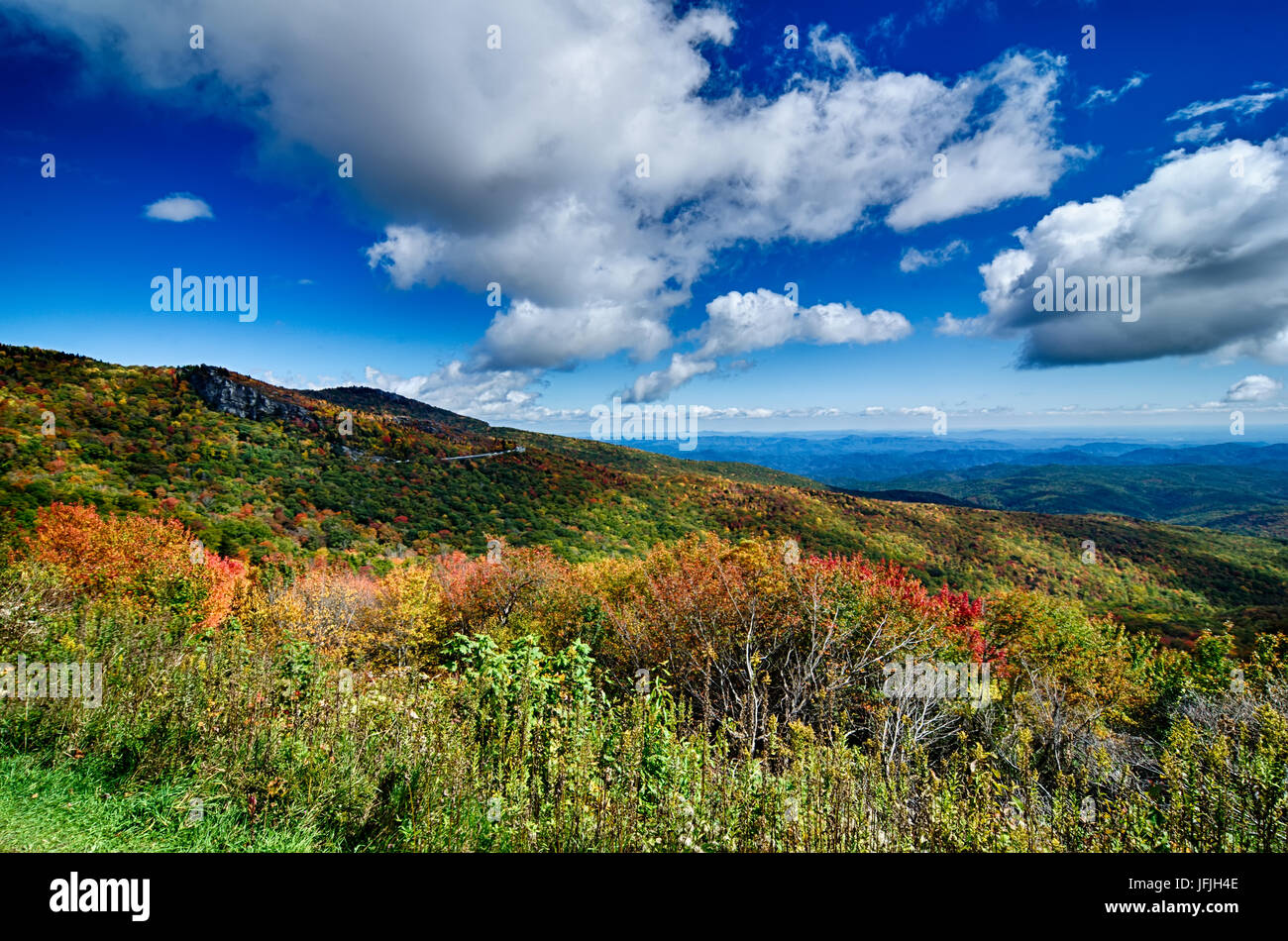 Springtime at Scenic Blue Ridge Parkway Appalachians Smoky Mountains ...