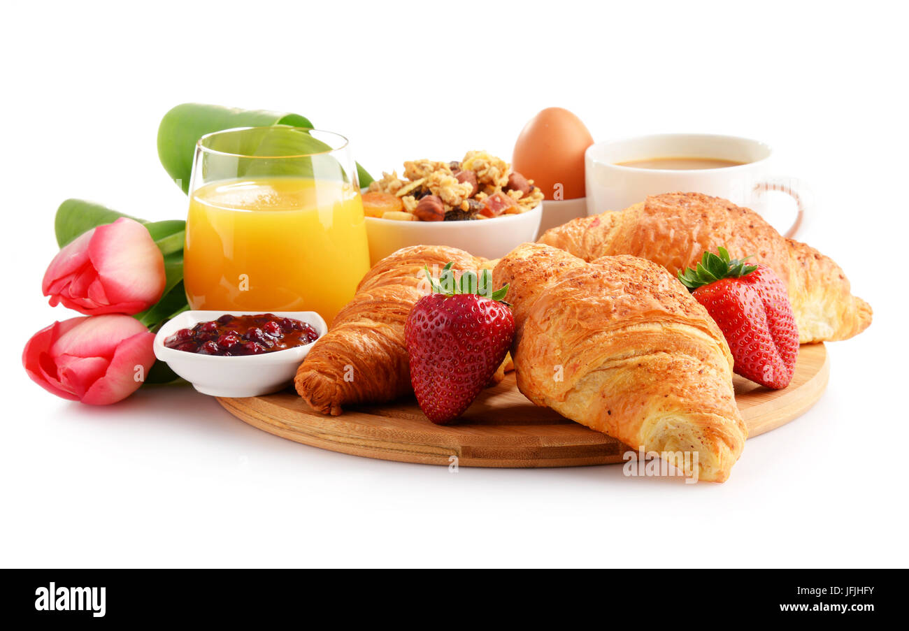 Healthy balanced breakfast diet Cut Out Stock Images & Pictures - Alamy