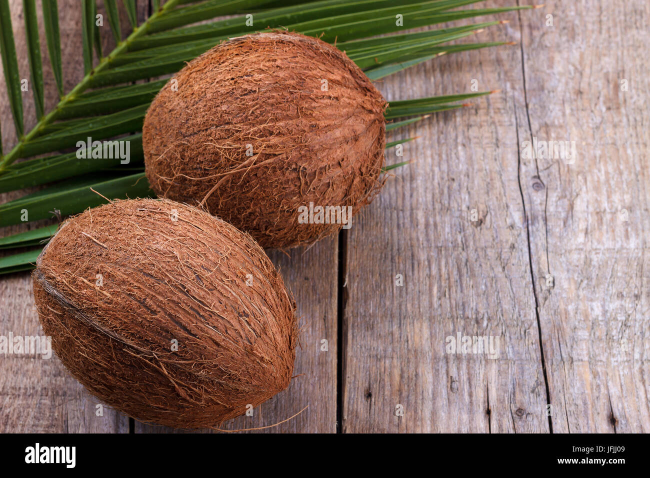 Coconut on table hi-res stock photography and images - Alamy