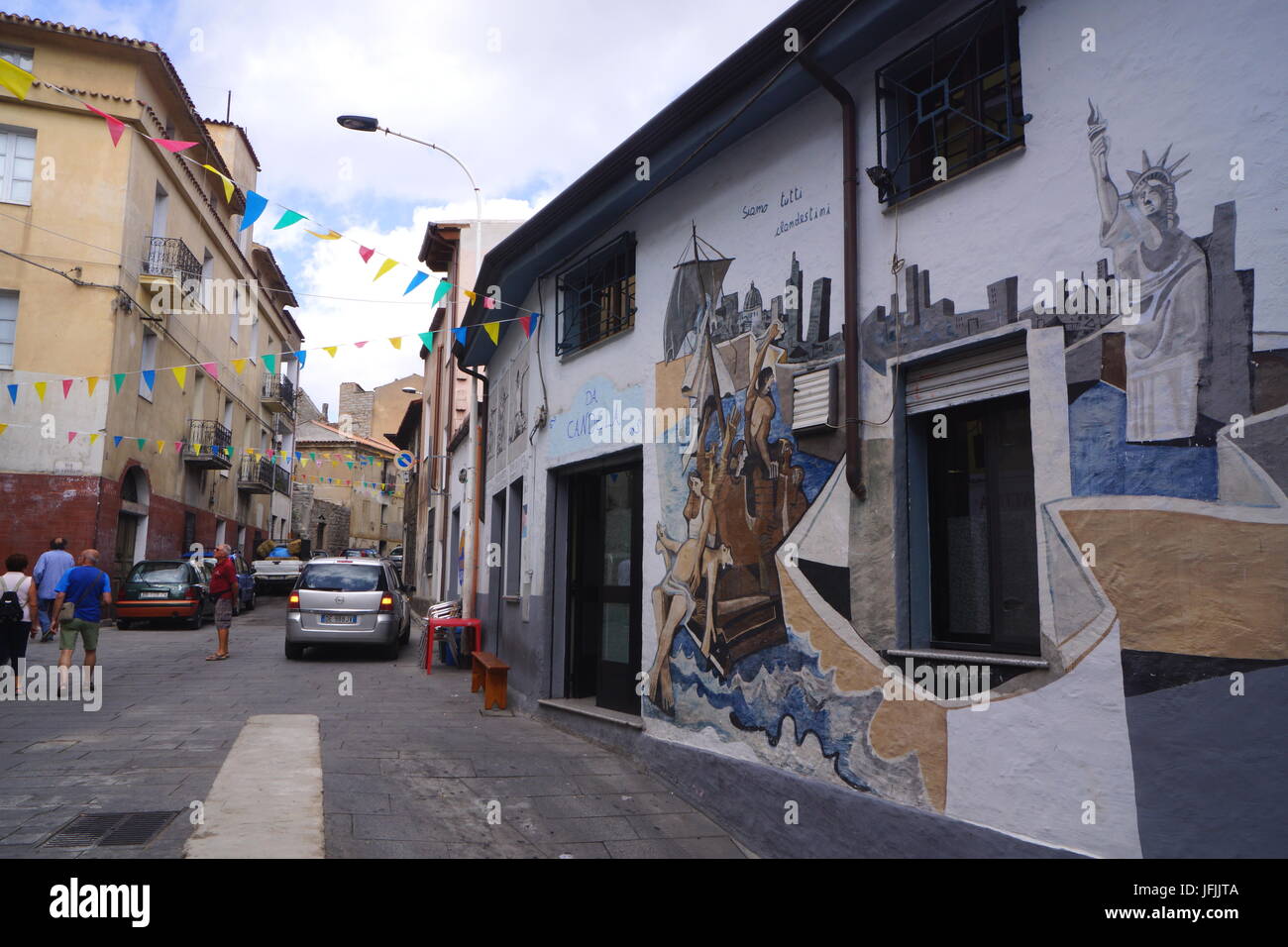 Historic Murals in Orgosolo, Sardinia Stock Photo - Alamy