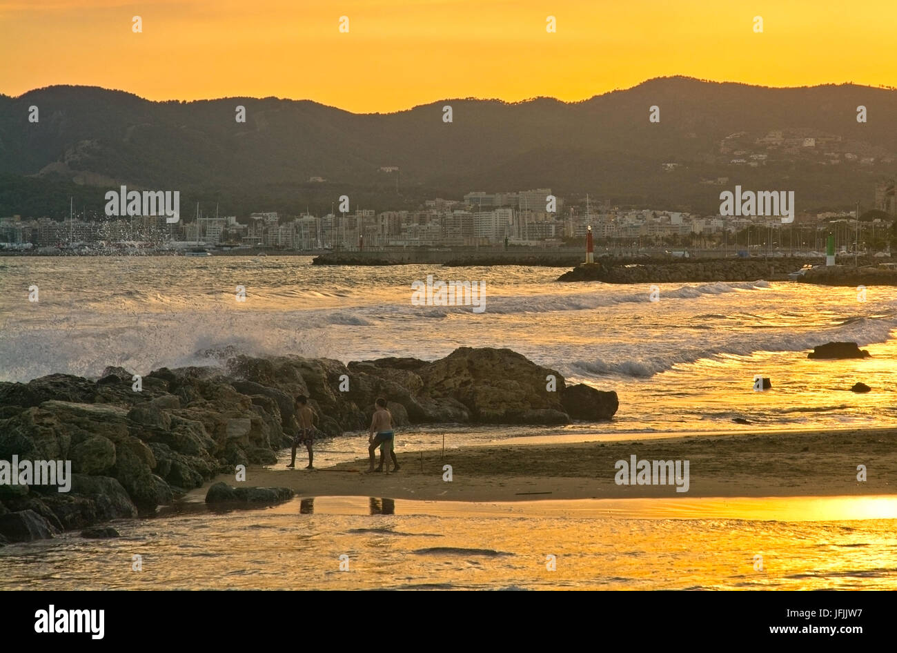PALMA DE MALLORCA, BALEARIC ISLANDS, SPAIN - JUNE 29, 2017: Golden ...