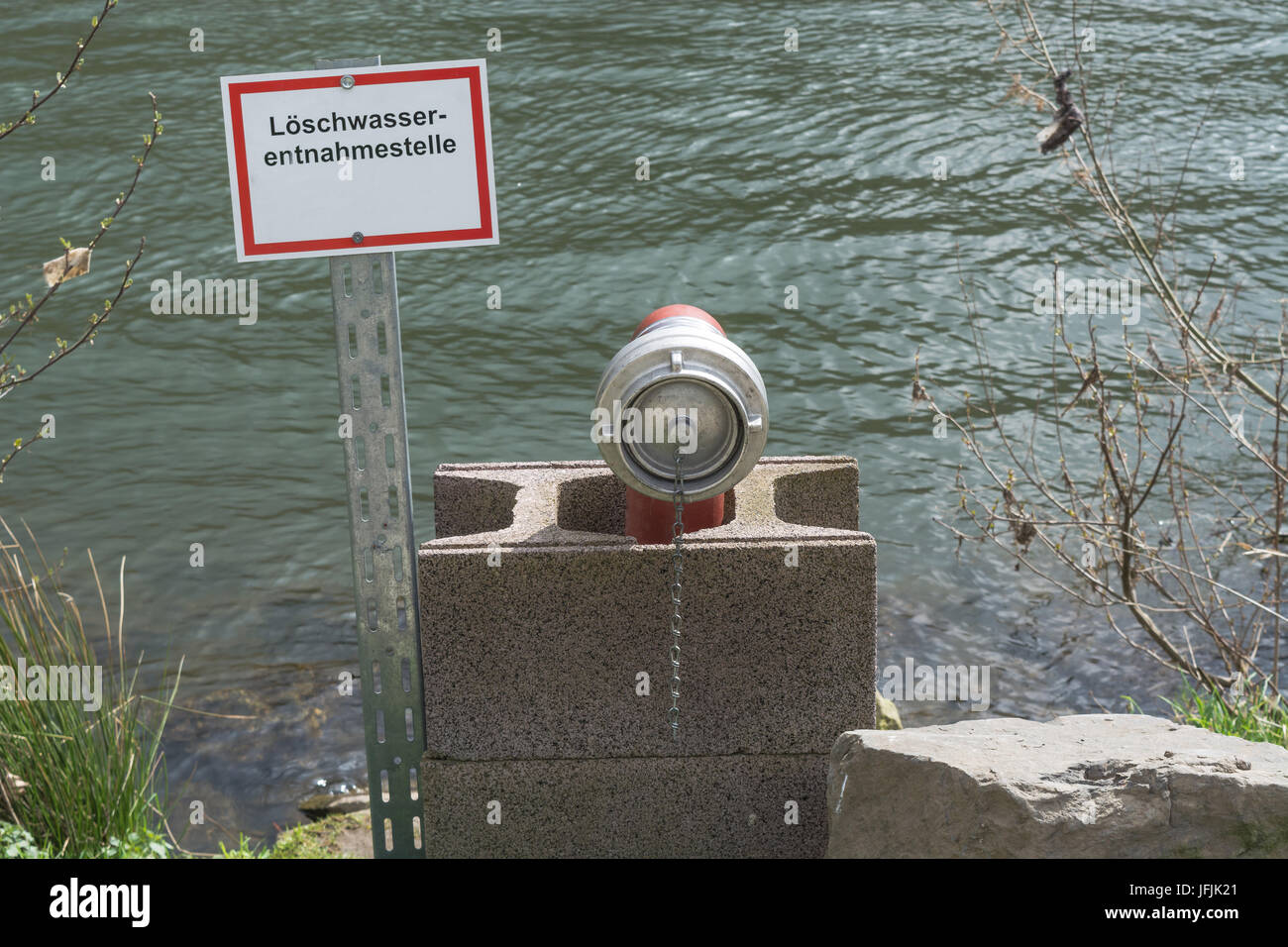 Information board with the inscription in German Stock Photo - Alamy