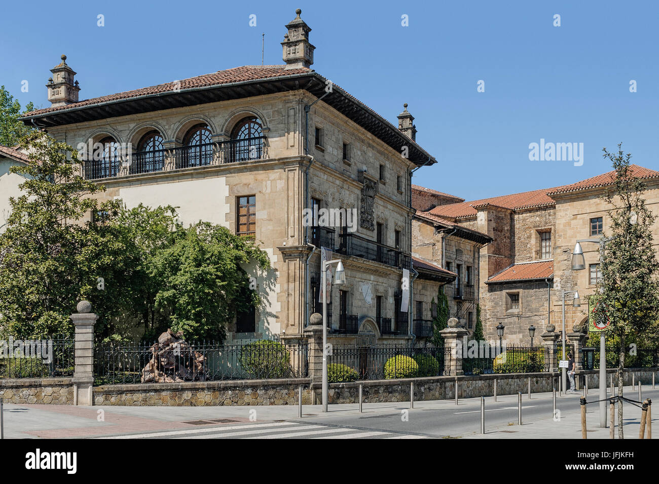 Museum of Art and History in the old palace of Etxezarreta. Durango ...