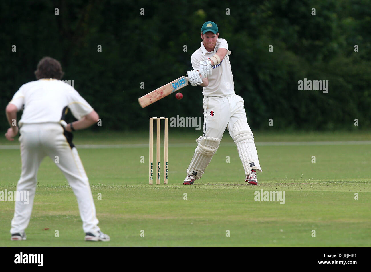C Bennett hits four runs for Harold Wood during Gidea Park and Romford ...