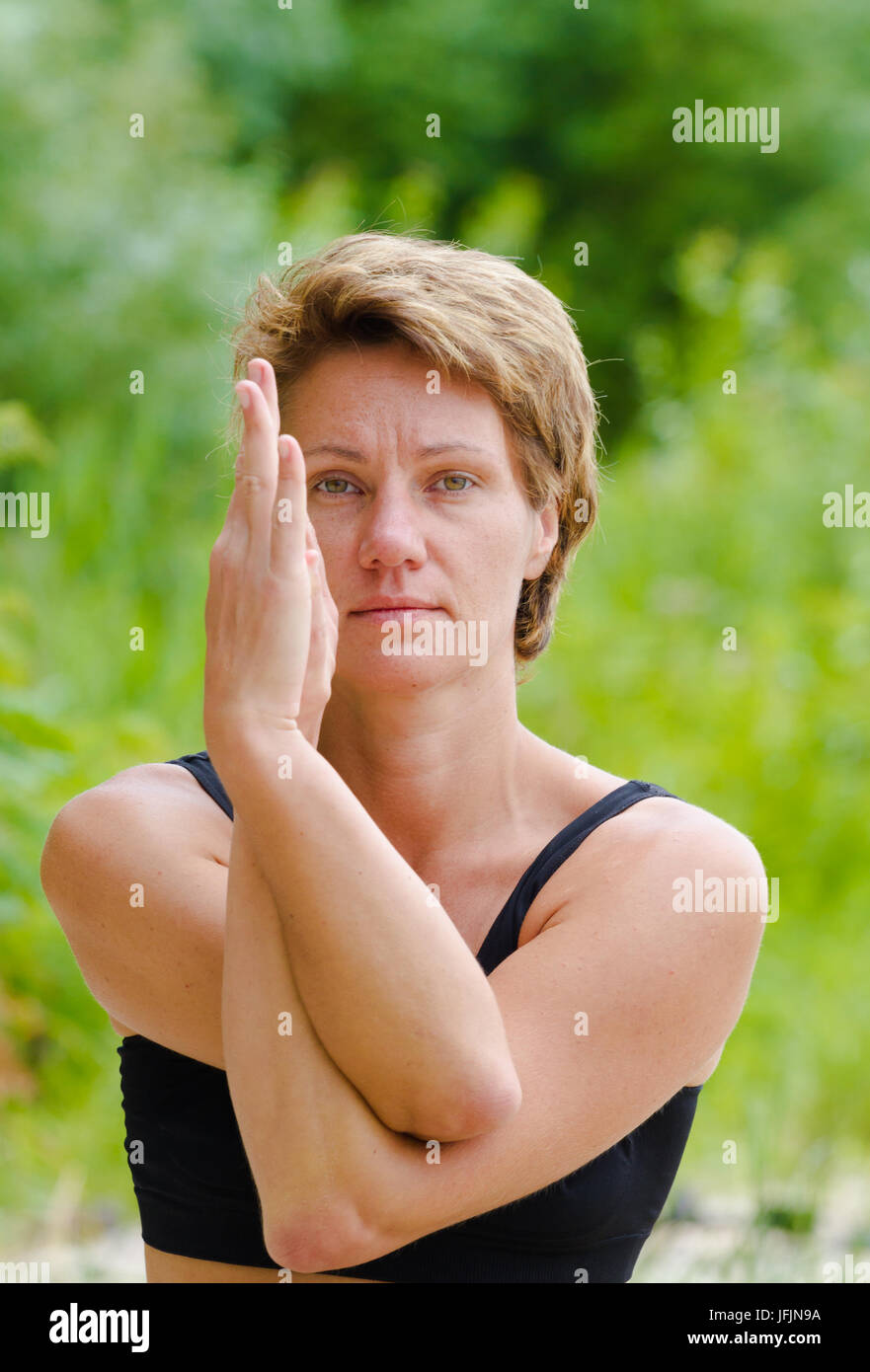 Fold ones hands hi-res stock photography and images - Alamy