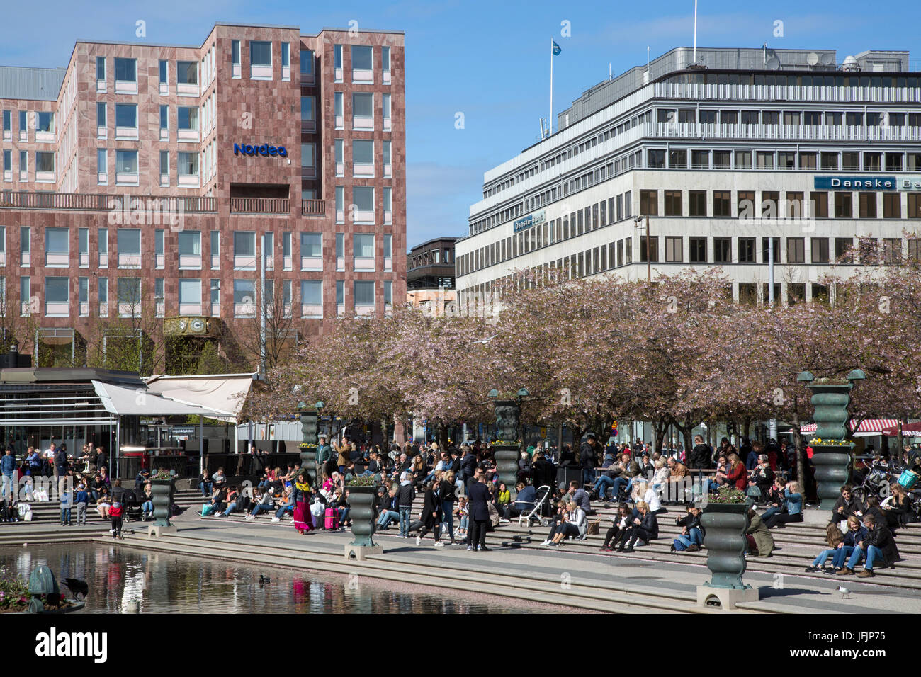 King’s Garden Square - Kungstradgarden; Stockholm; Sweden Stock Photo ...