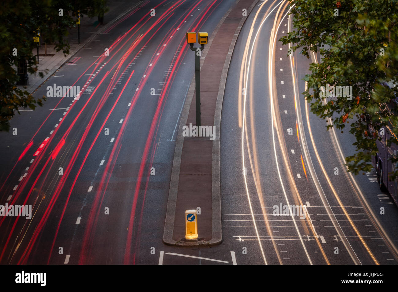 Downtown and evening street connection hi-res stock photography and ...