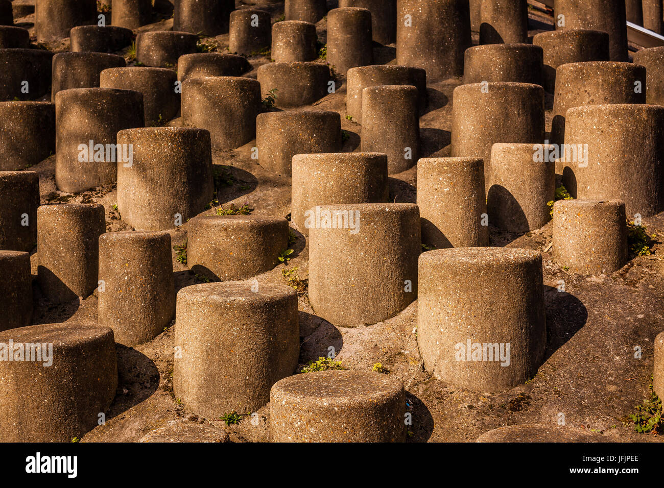 Strange concrete steps Stock Photo - Alamy