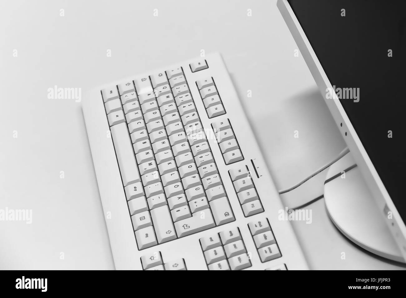 Monitor for work Black and White Stock Photos & Images - Alamy