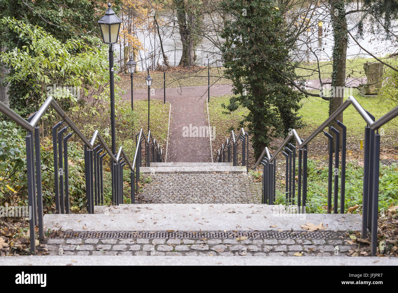 Vintage stair railing hi-res stock photography and images - Alamy