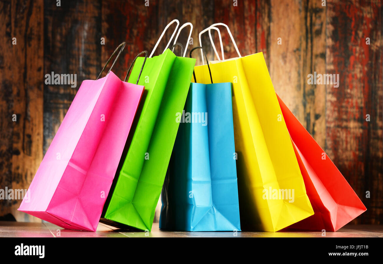 Five bags hi-res stock photography and images - Alamy