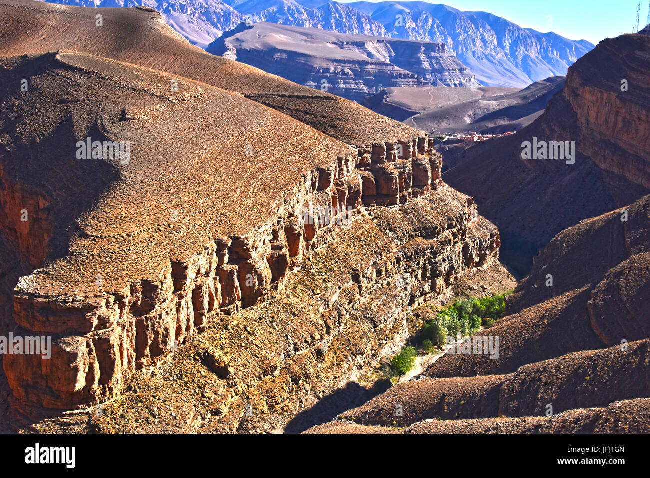 Landscape view of high Atlas Mountains Stock Photo - Alamy
