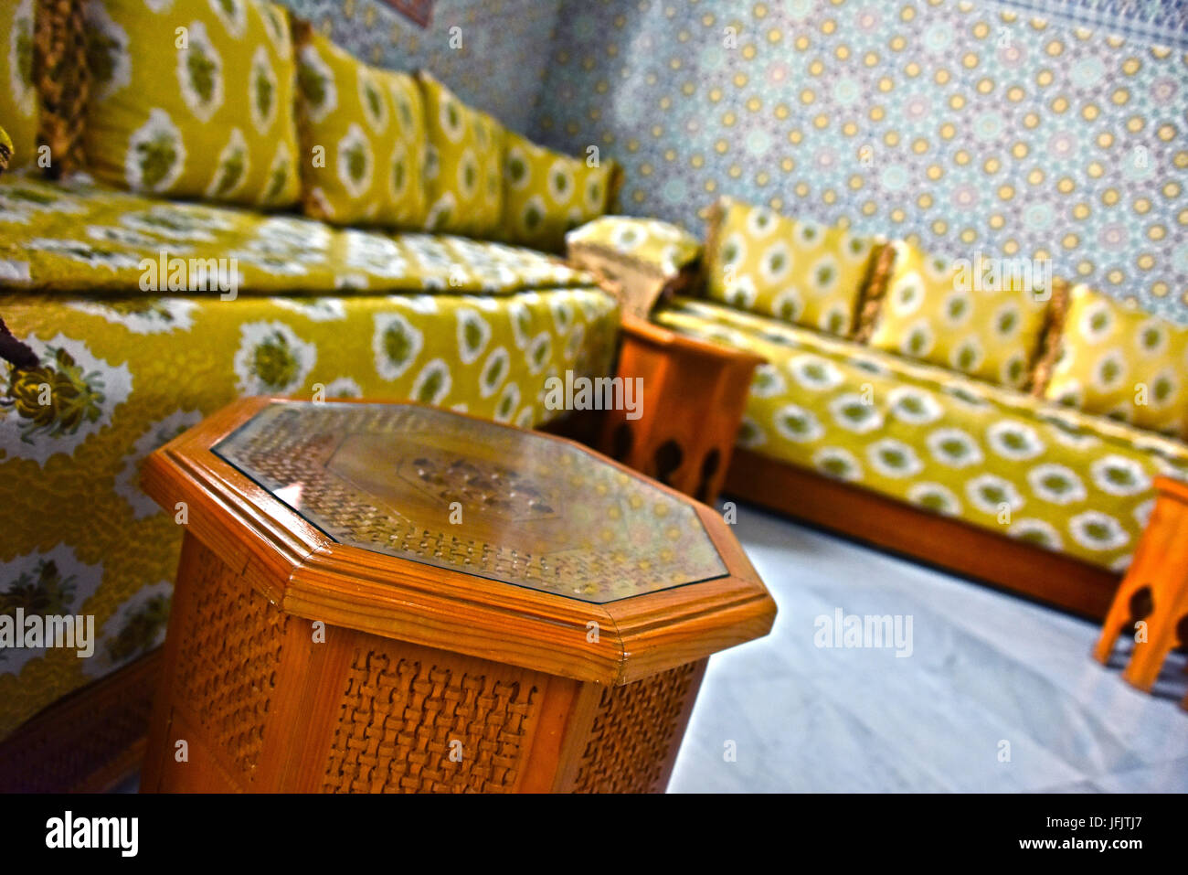 Traditional Moroccan interior design Stock Photo - Alamy