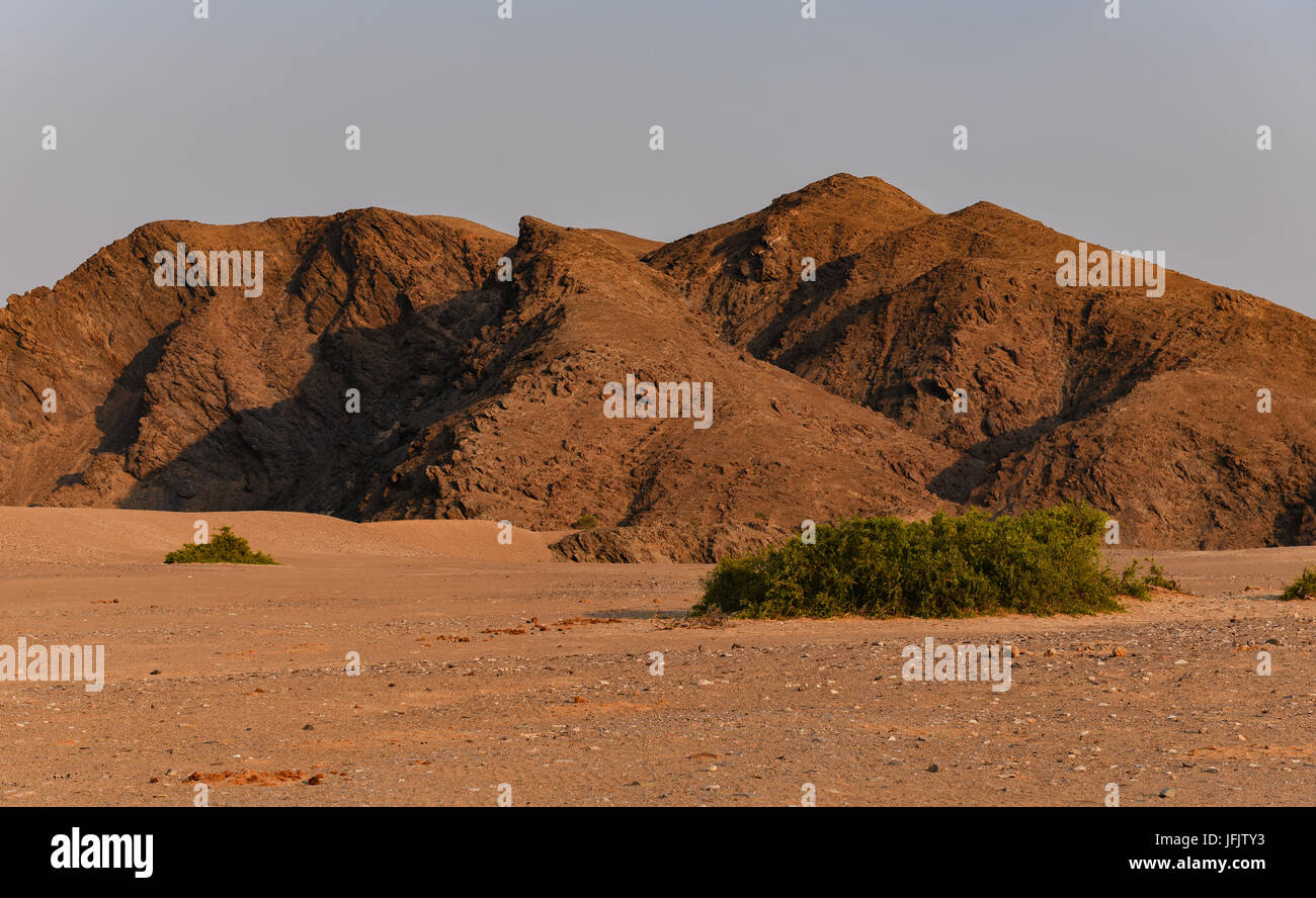 Etosha National Park Mountain landscape in Namibia South Africa Stock ...