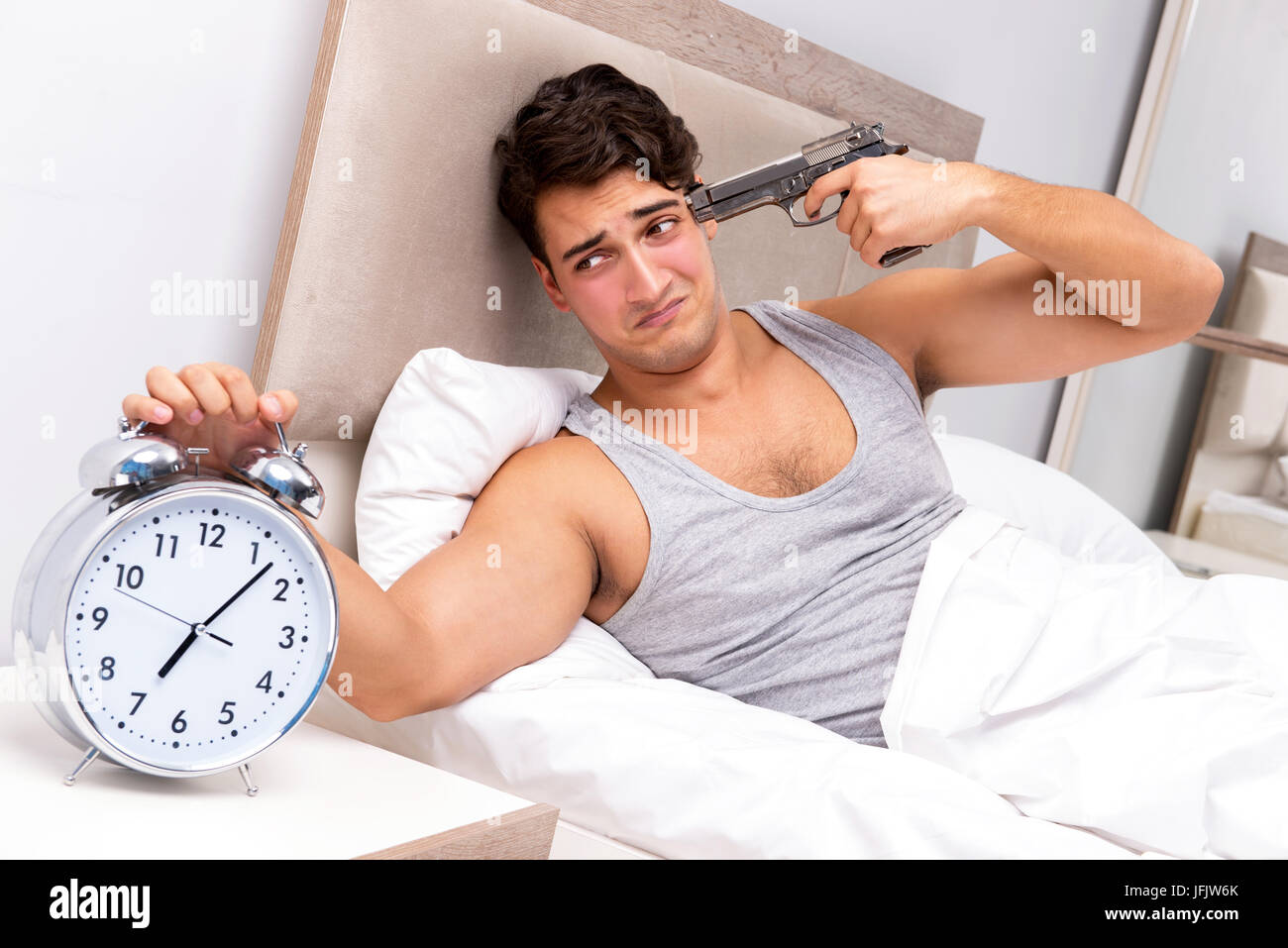 Man reaching gun hi-res stock photography and images - Alamy