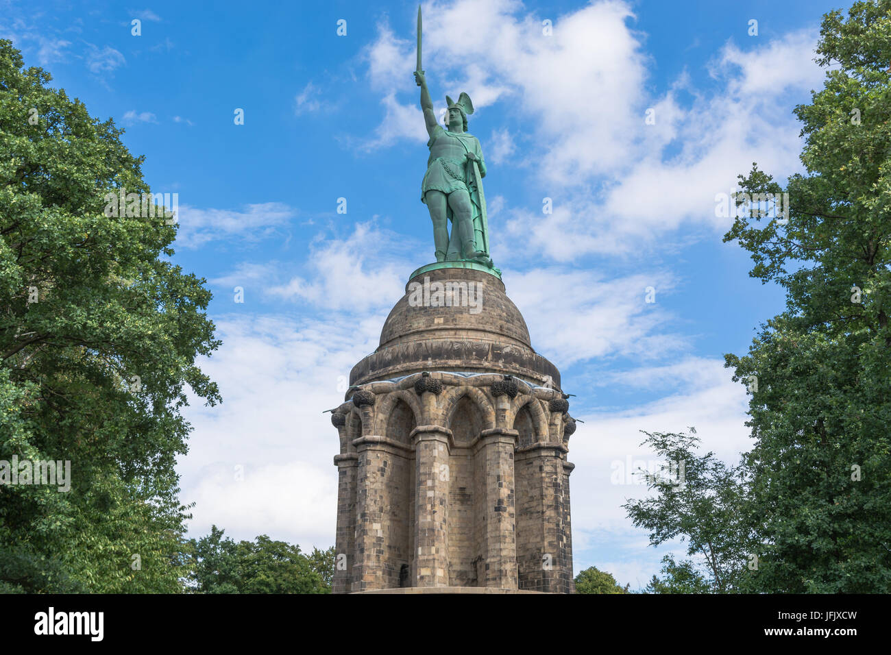 Hermann Monument in the Teutoburg Forest in Germany Stock Photo - Alamy