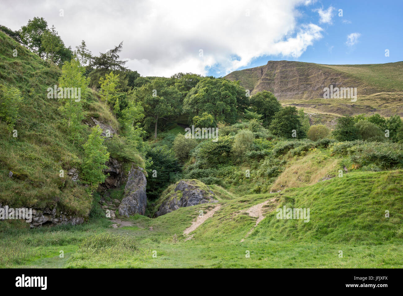 Odin Mine and Mam Tor, Castleton, Peak District national park ...