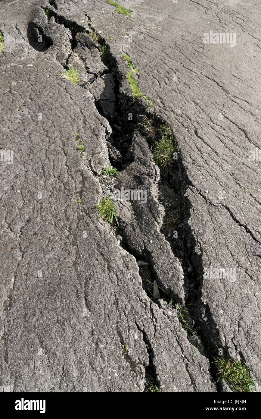 The old abandoned road below Mam Tor near Castleton, Derbyshire ...