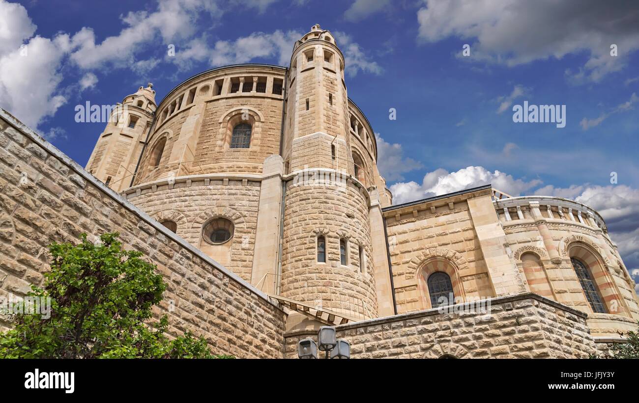 Dormitio Abbey, Jerusalem, Israel Stock Photo - Alamy