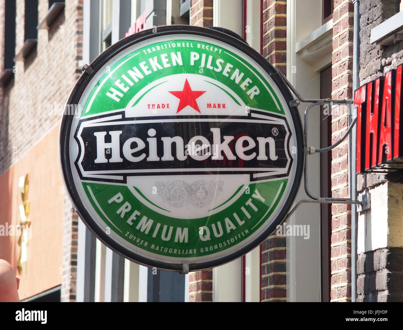 Heineken sign Amsterdam Stock Photo - Alamy