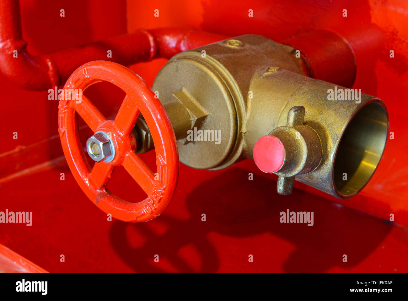 Safety water control system for fire fighting Stock Photo - Alamy