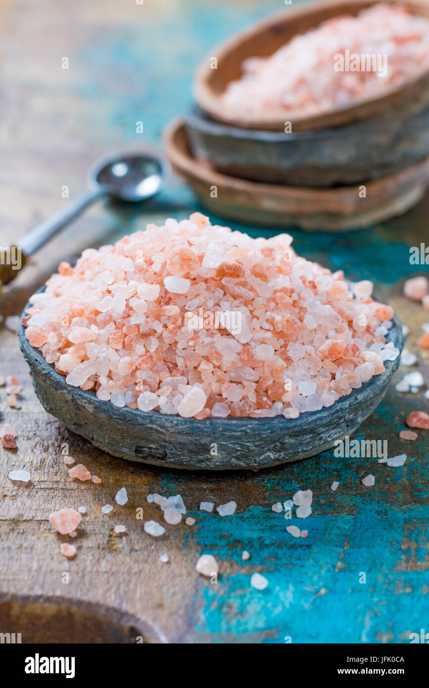 Pink salt from the Himalayas Stock Photo - Alamy