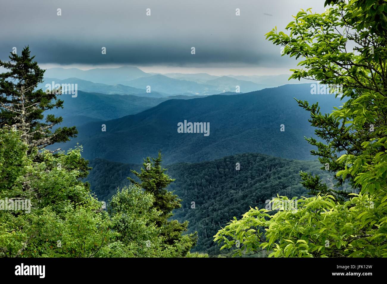 scenes along appalachian trail in great smoky mountains Stock Photo - Alamy