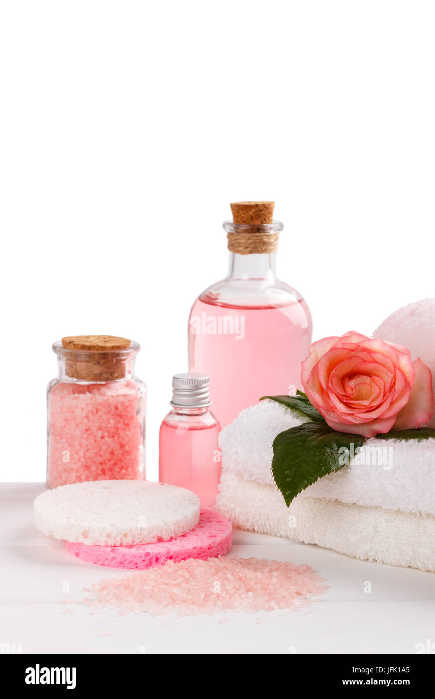 Spa and health care items Stock Photo - Alamy