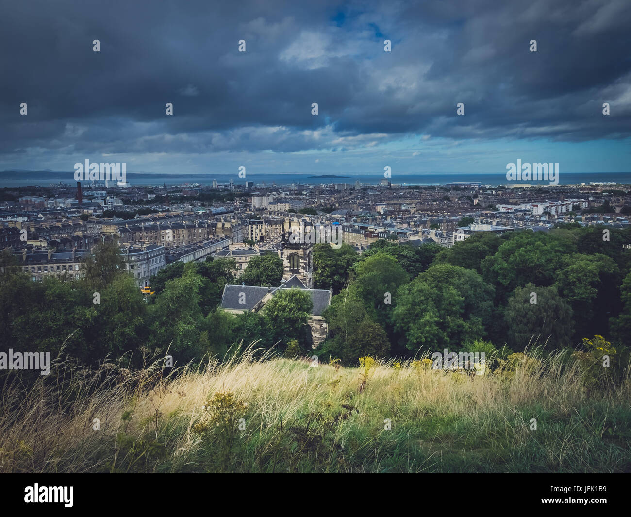 Aerial view of leith hi-res stock photography and images - Alamy