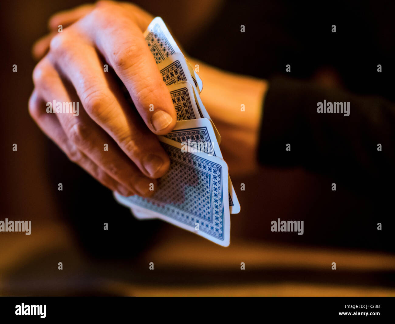 Poker hands winning cards on hi-res stock photography and images - Alamy