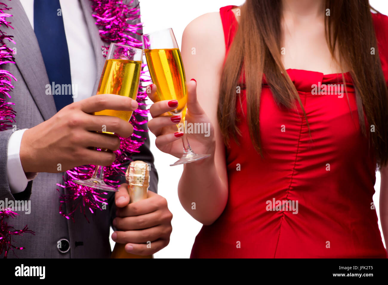Christmas party drunk girl hi-res stock photography and images - Alamy