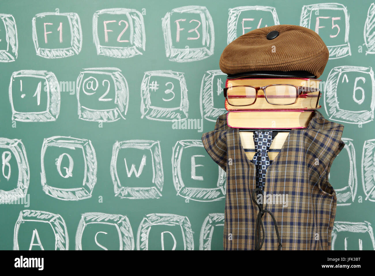Unusual funny hacker in Cyberspace Stock Photo - Alamy