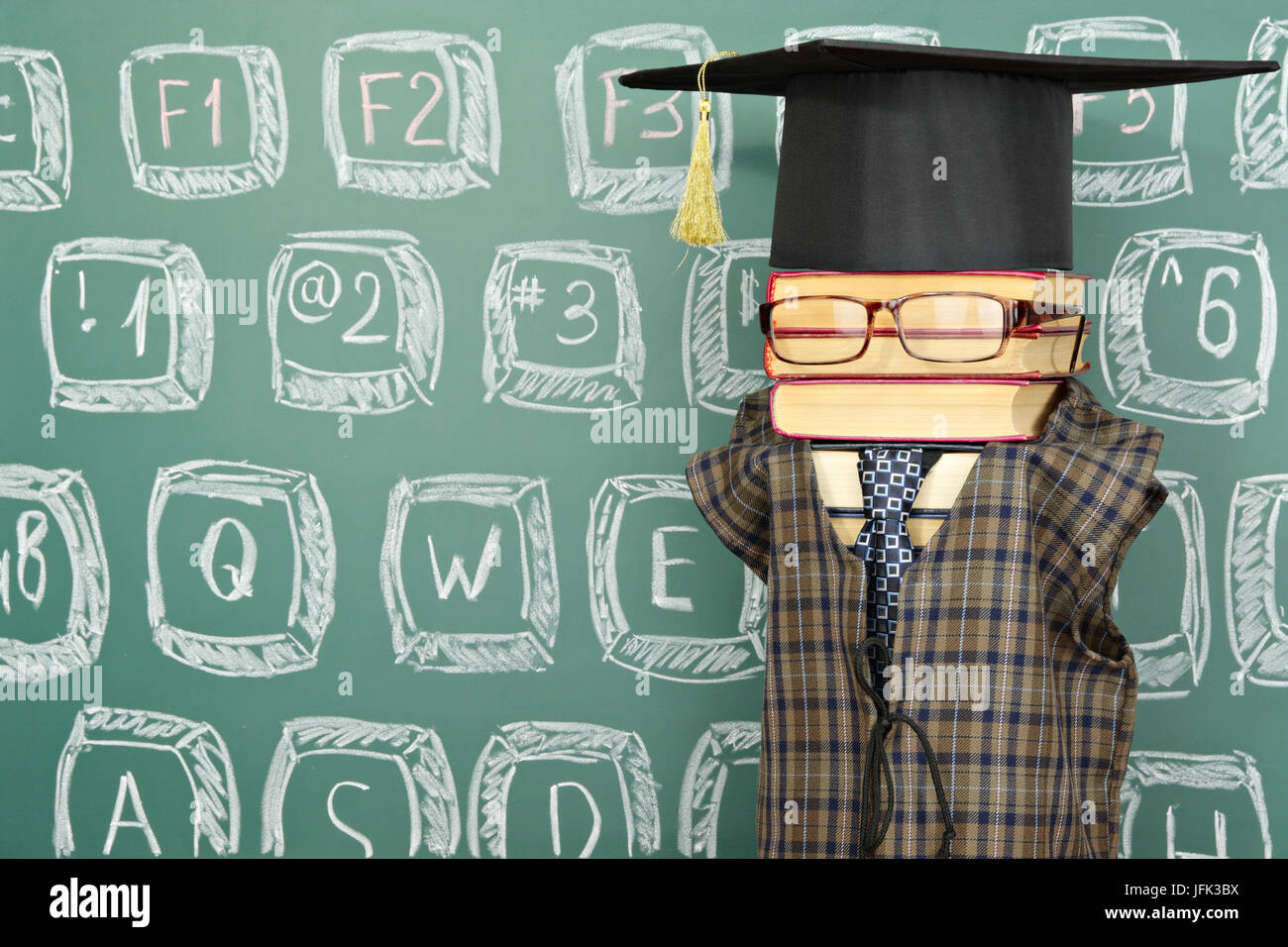 Unusual funny programmer in Cyberspace Stock Photo - Alamy