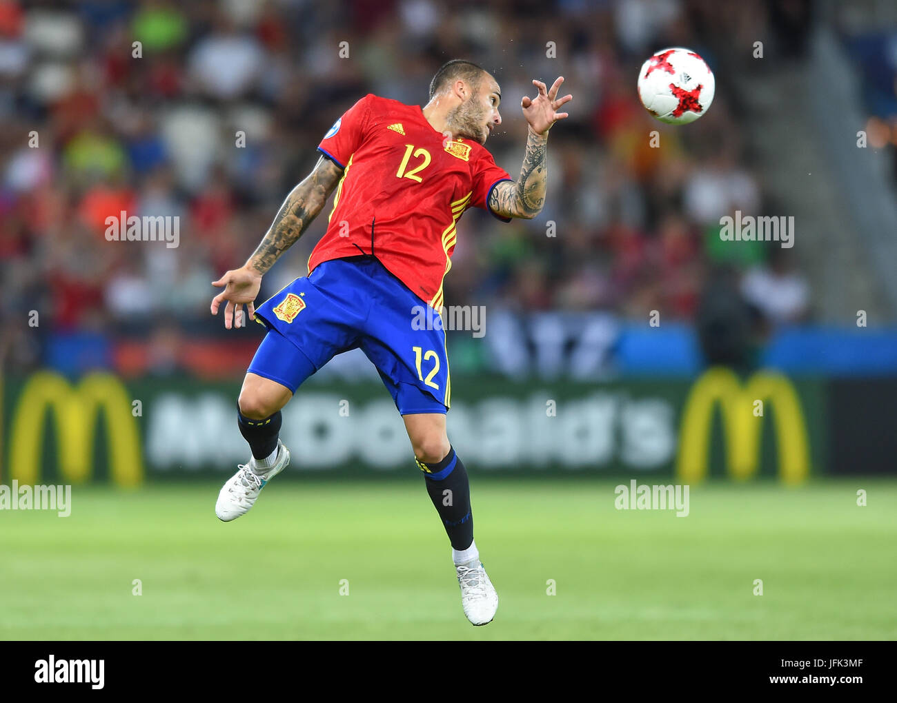 Sandro Ramirez during the UEFA European Under-21 final match between ...