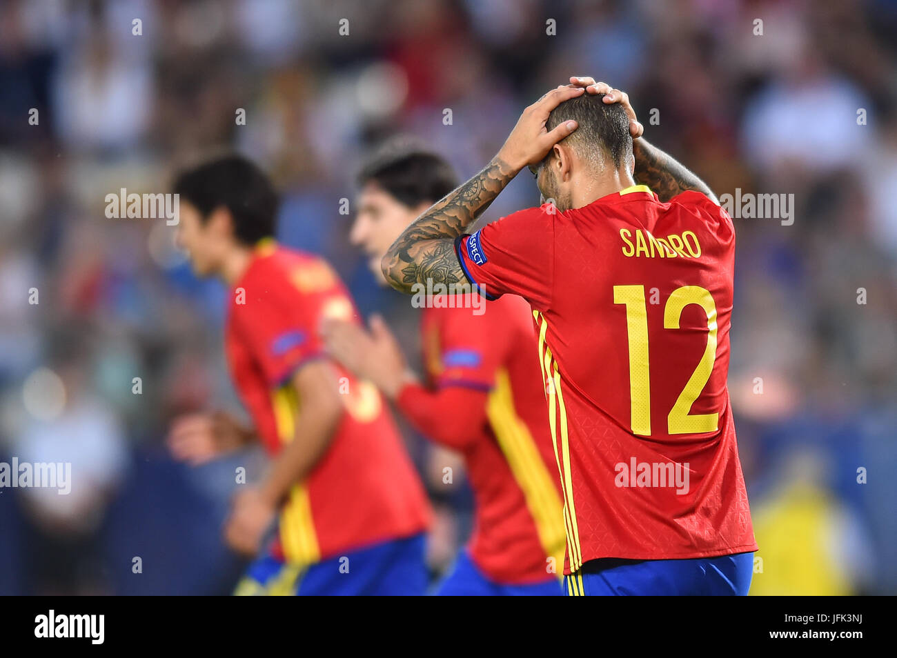 Sandro Ramirez during the UEFA European Under-21 final match between ...