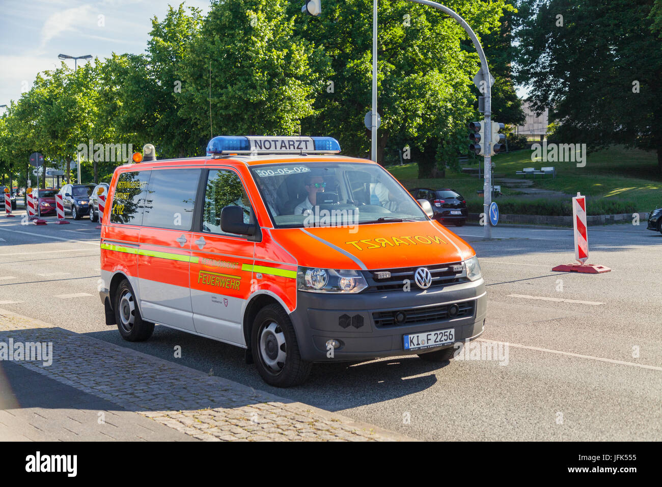 KIEL / GERMANY - JUNE 20, 2017: german emergency doctor car from fire ...