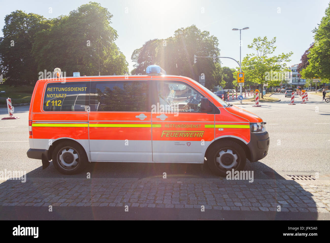 KIEL / GERMANY - JUNE 20, 2017: german emergency doctor car from fire ...